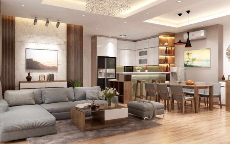 40+ Mẫu thiết kế nội thất nhà bếp chung cư đẹp, đầy đủ tiện nghi